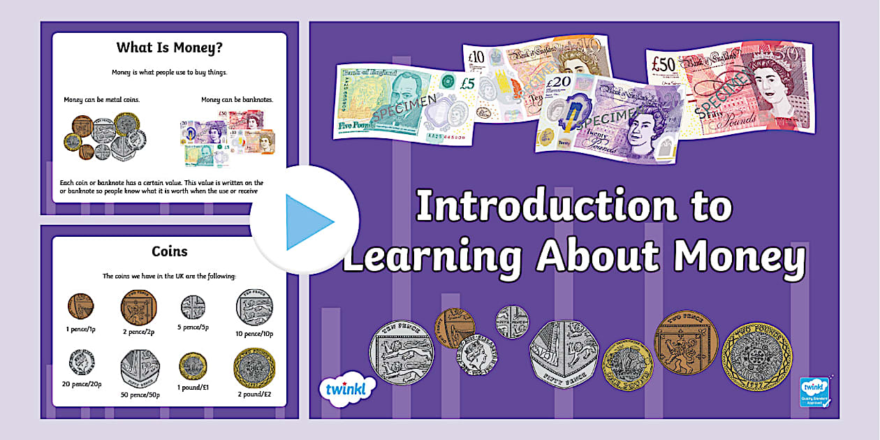 Introduction to Learning About Money PowerPoint - Twinkl