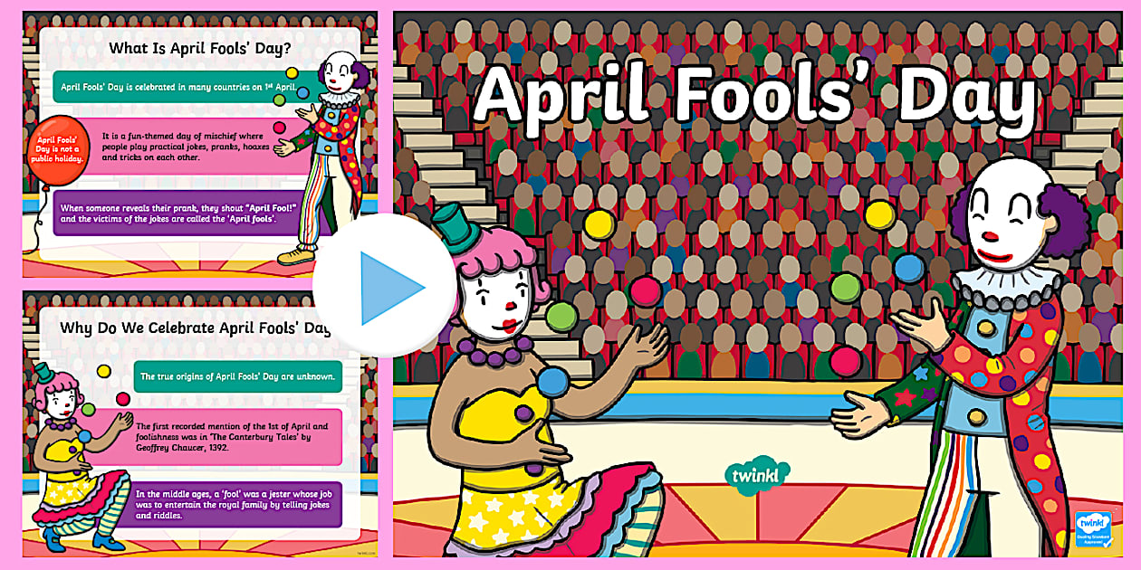 April Fools' Day PowerPoint - ESL Topics Resources