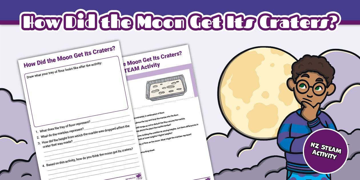 How Did the Moon Get Its Craters? NZ STEAM Activity