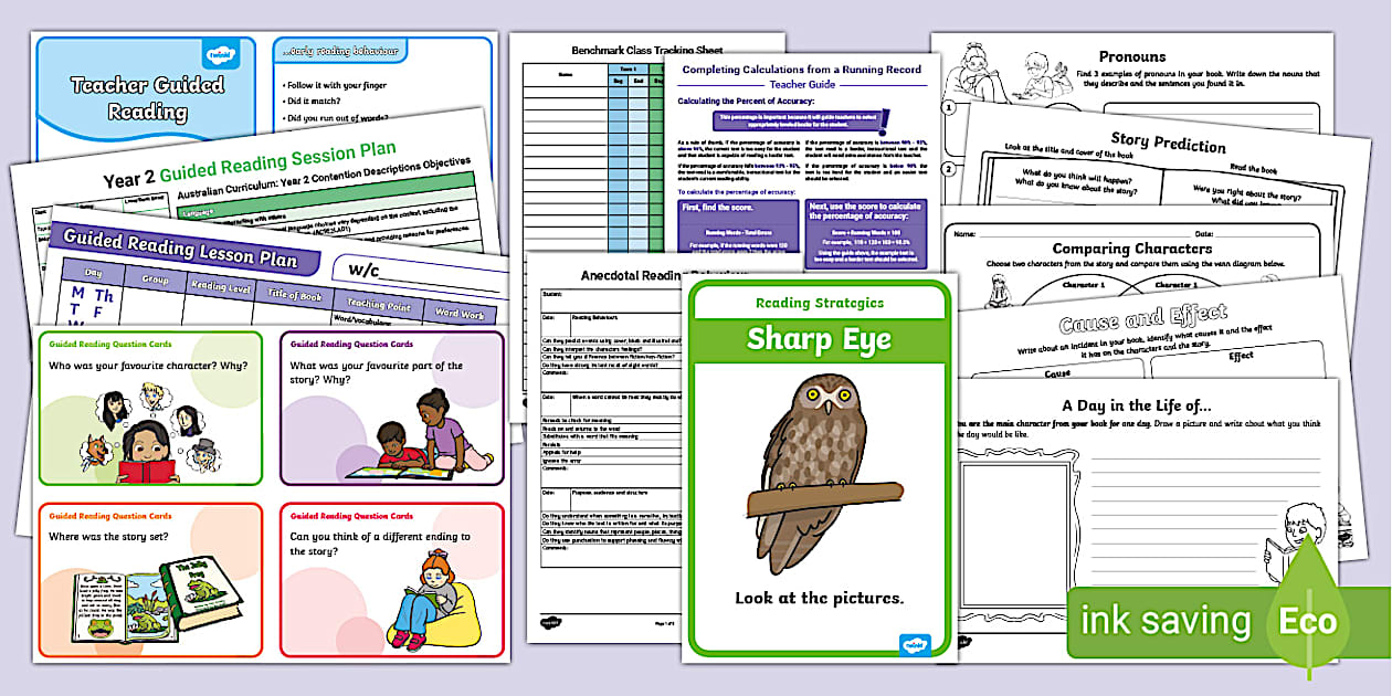 Year 1/2 Reading Intervention Tutoring Program Pack - Twinkl