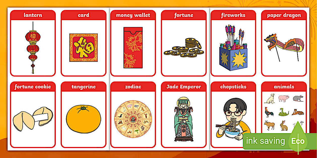 Lunar New Year Matching Game (teacher made) - Twinkl