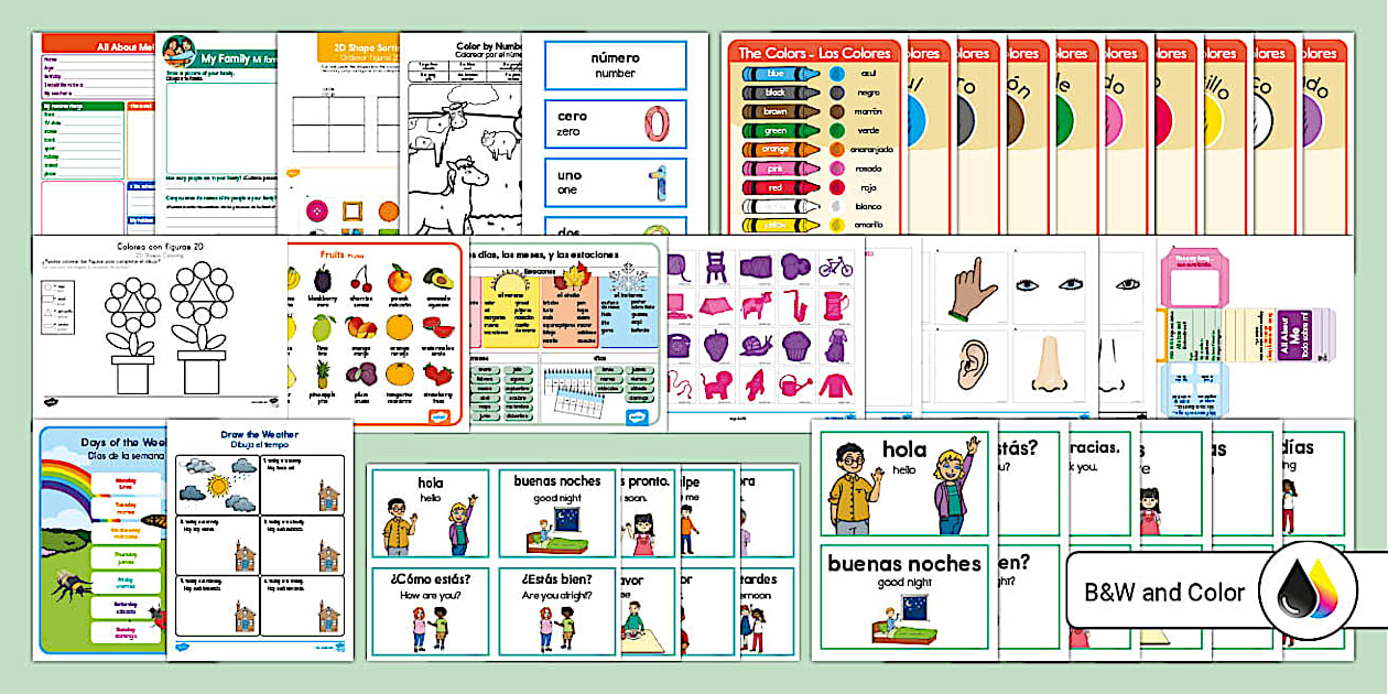 FREE Spanish Immersion Teaching Resources Taster Pack