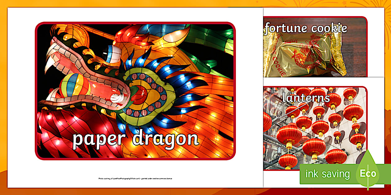 Editable Chinese New Year Display Photos - Twinkl