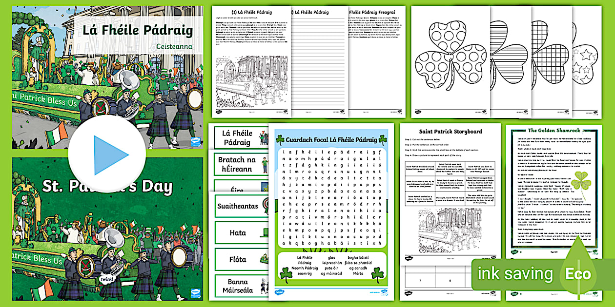 St Patricks Day 5th/6th Class Resource Pack (teacher made)