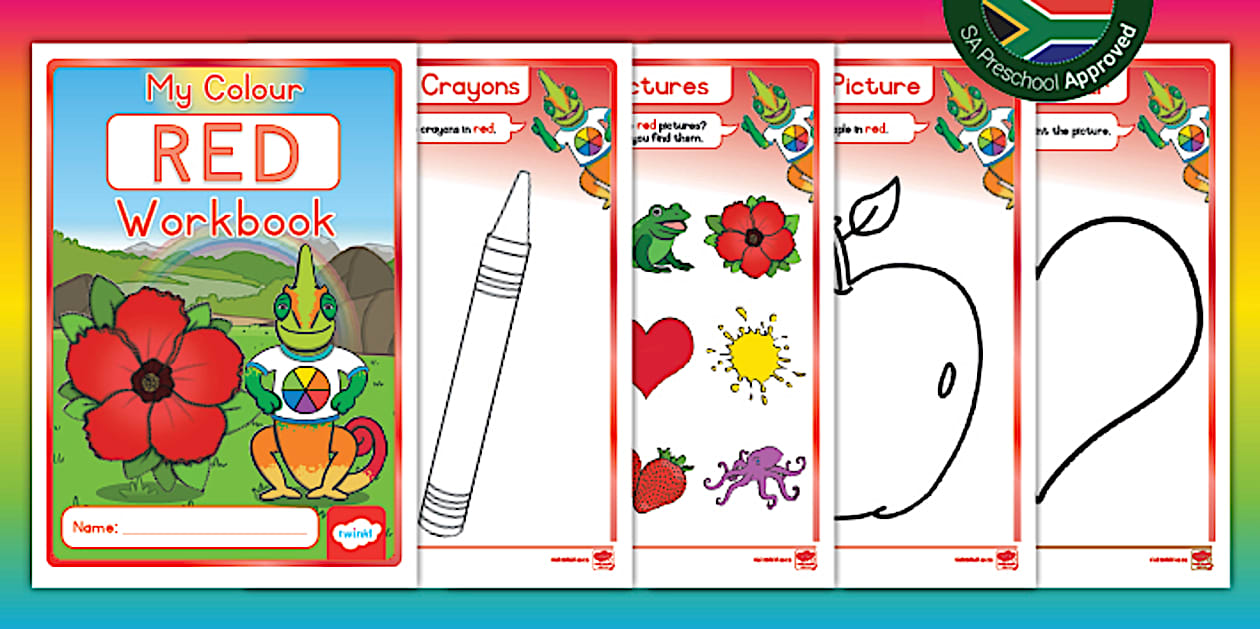 Preschool Numeracy: My Colour Red Workbook (teacher made)