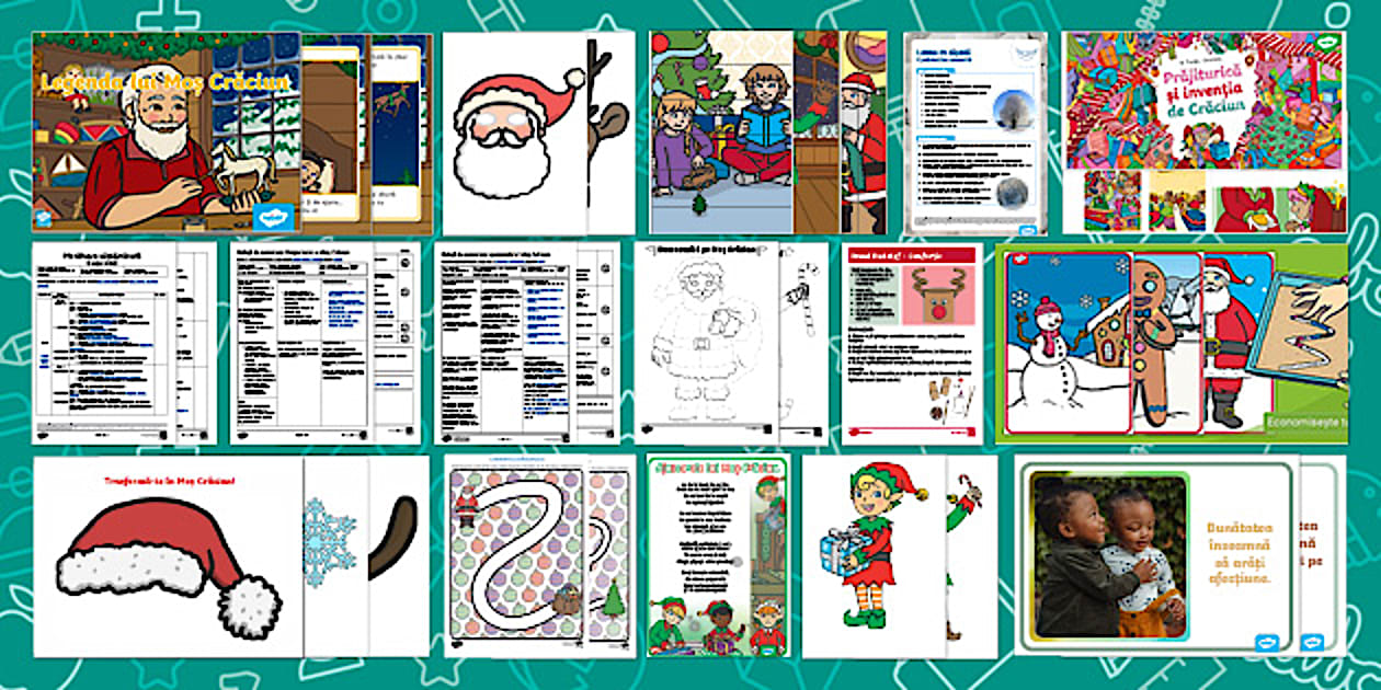 Grupa mică: Moș Crăciun, moșul cel bun – Pachet resurse