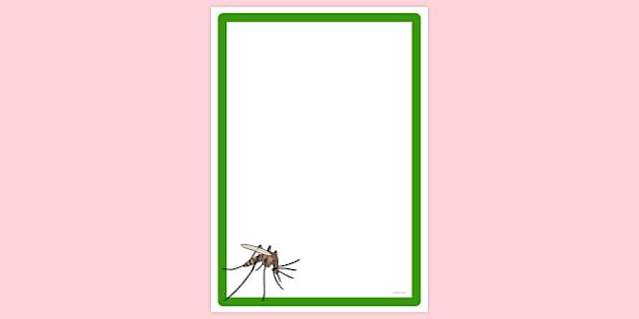 Mosquito Page Border | Page Borders | Twinkl Resources