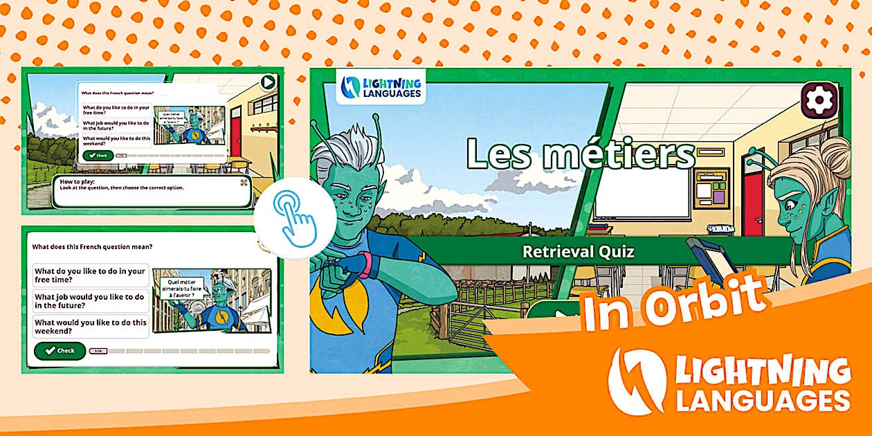 👉 French Jobs Interactive Quiz - Lightning Languages