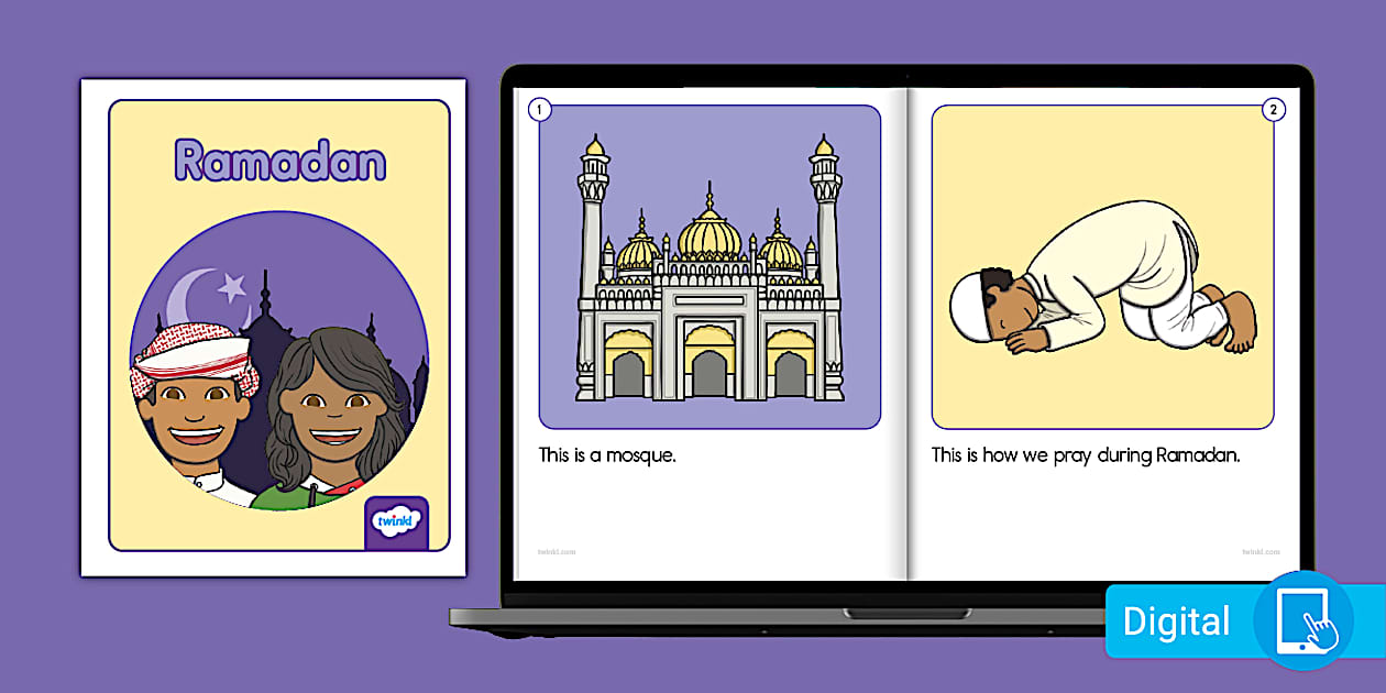 Colorful Ramadan Info eBook for K-2nd Grade | Twinkl USA