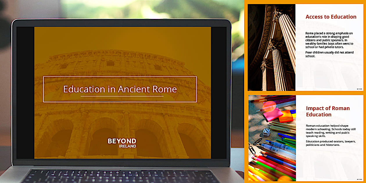 Education in Ancient Rome PowerPoint