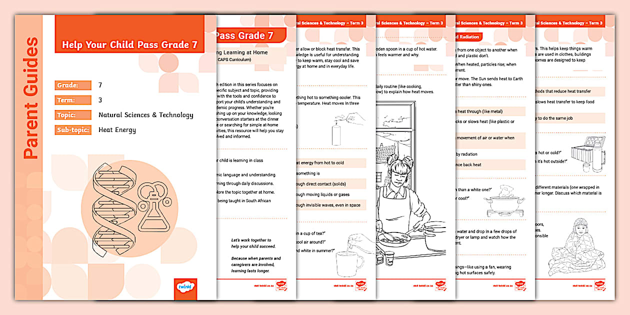 Help Your Child Pass Grade 7 Parent Guides – Heat Energy