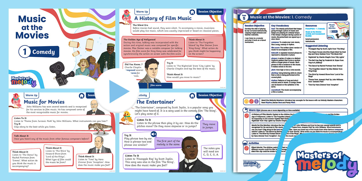 👉 Music at the Movies Session 1 (teacher made) - Twinkl