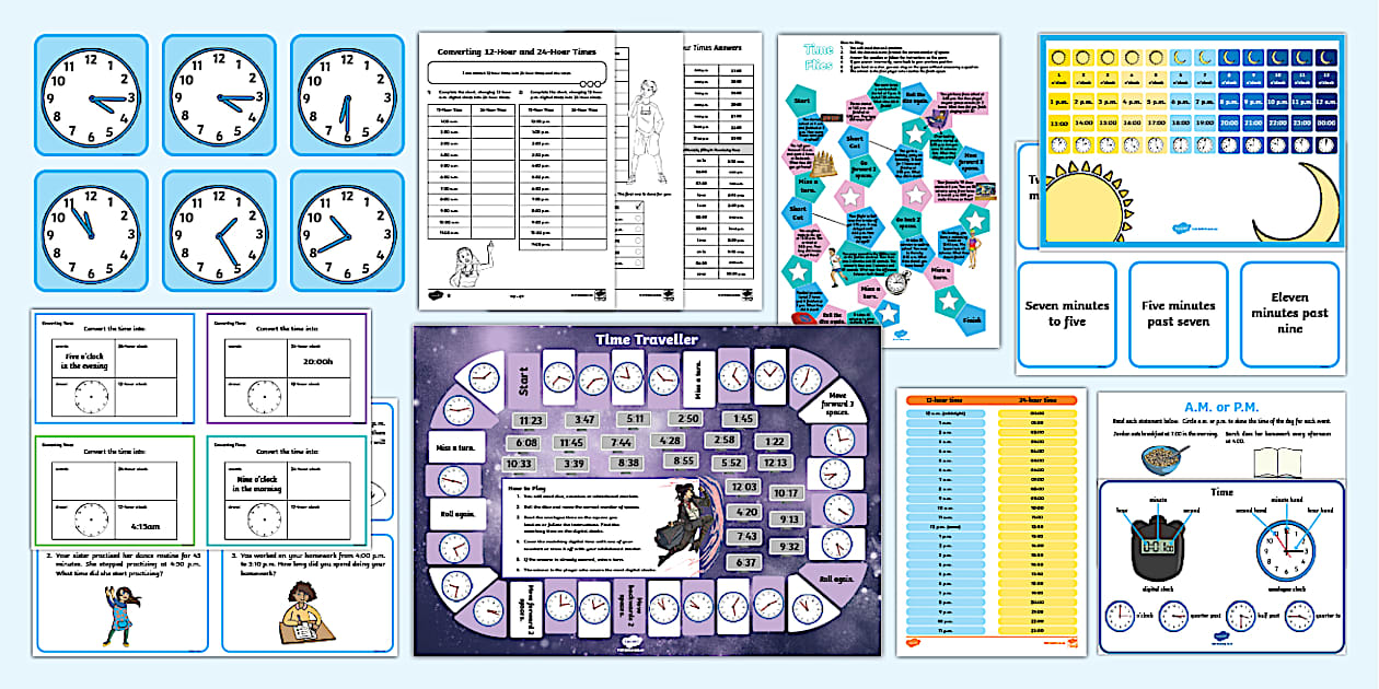 Teacher Aides Time Resource Pack 3-6 (teacher made) - Twinkl