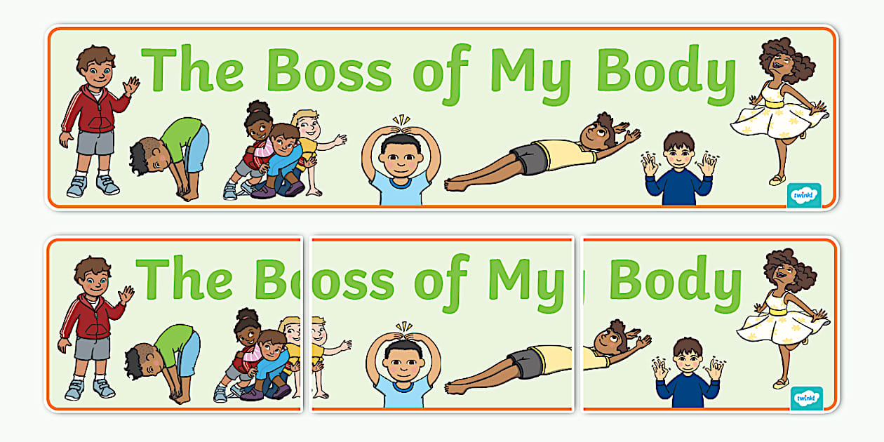RSHP The Boss of My Body Display Banner (Teacher-Made)