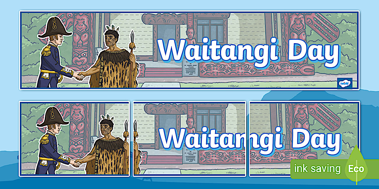 Waitangi Day Display Banner (teacher made) - Twinkl
