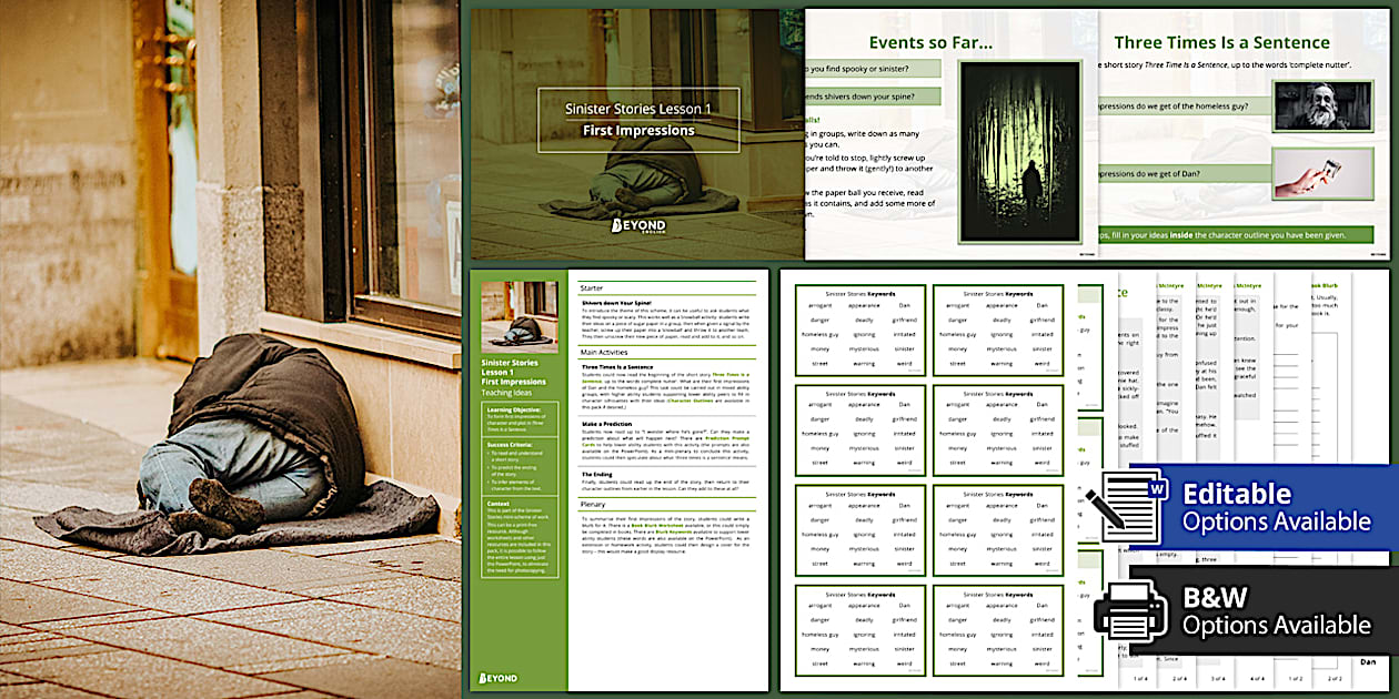 Sinister Stories Lesson 1: First Impressions | Beyond