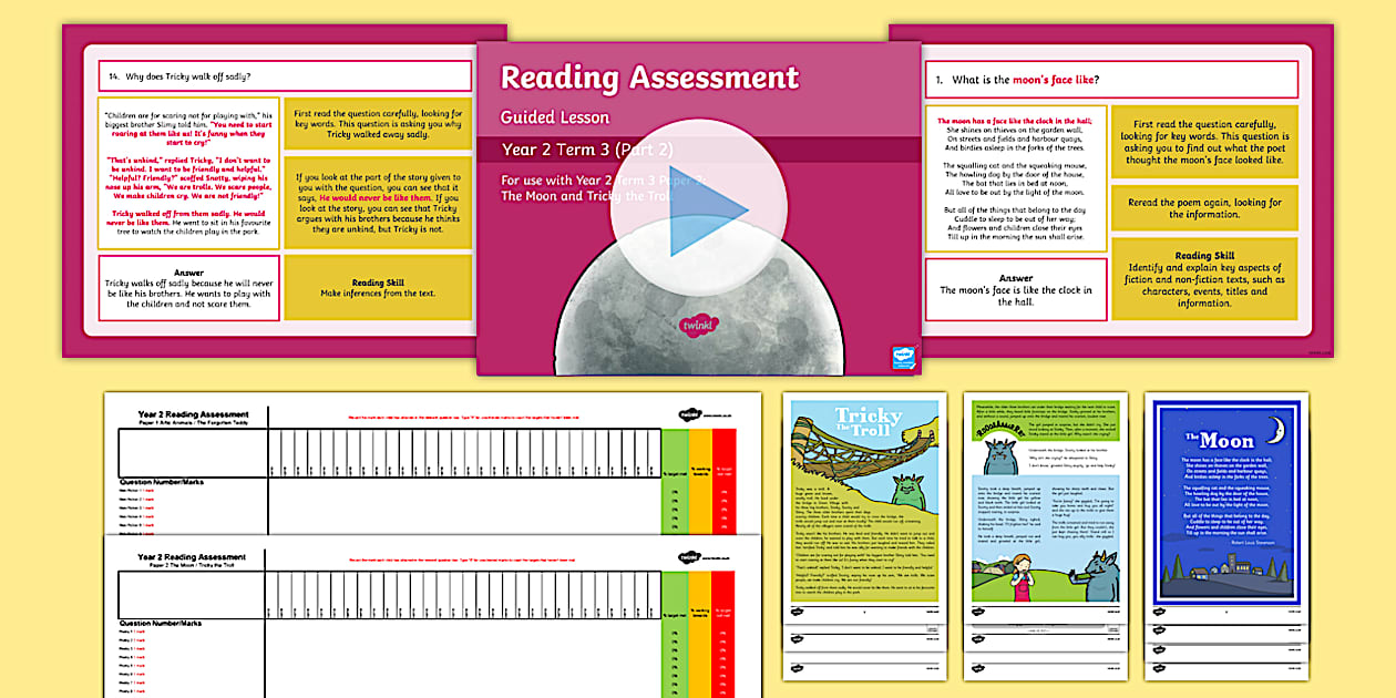Year 2 Term 3 Paper 2 Reading Assessment Bumper Resource Pack