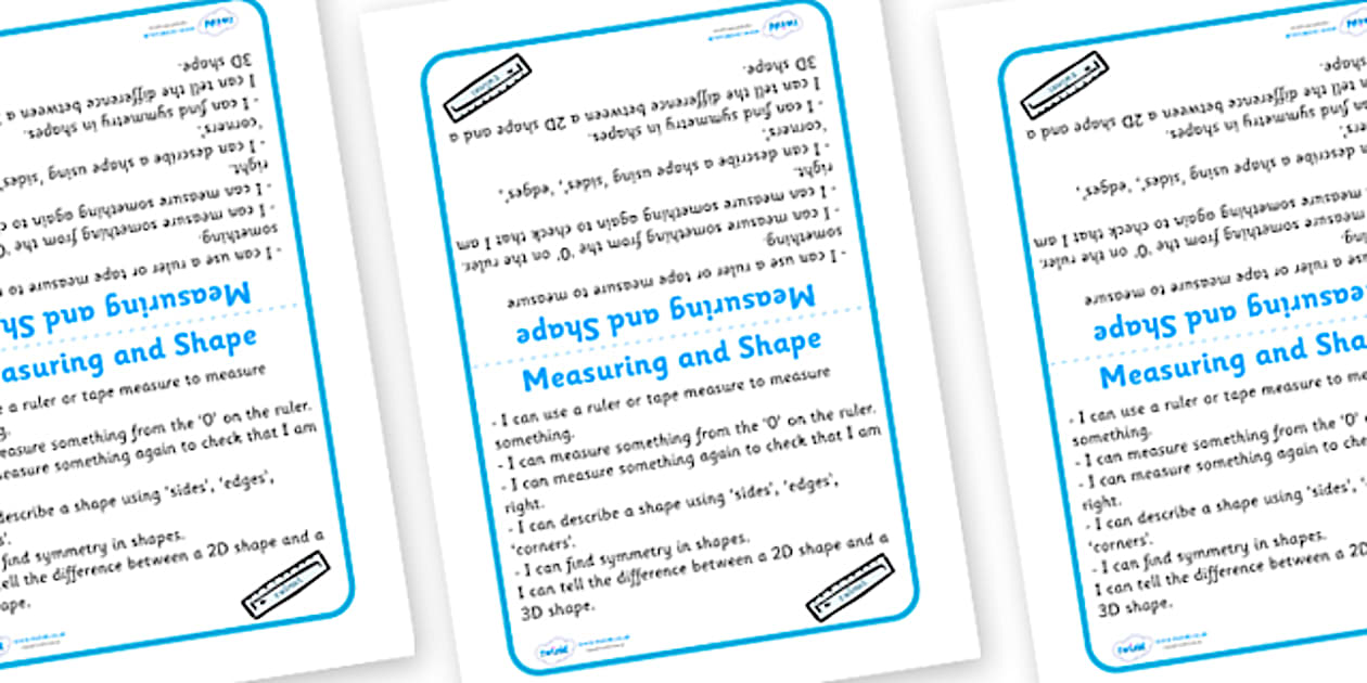 Tabletop Visual Targets Maths Shape And Measuring - Twinkl