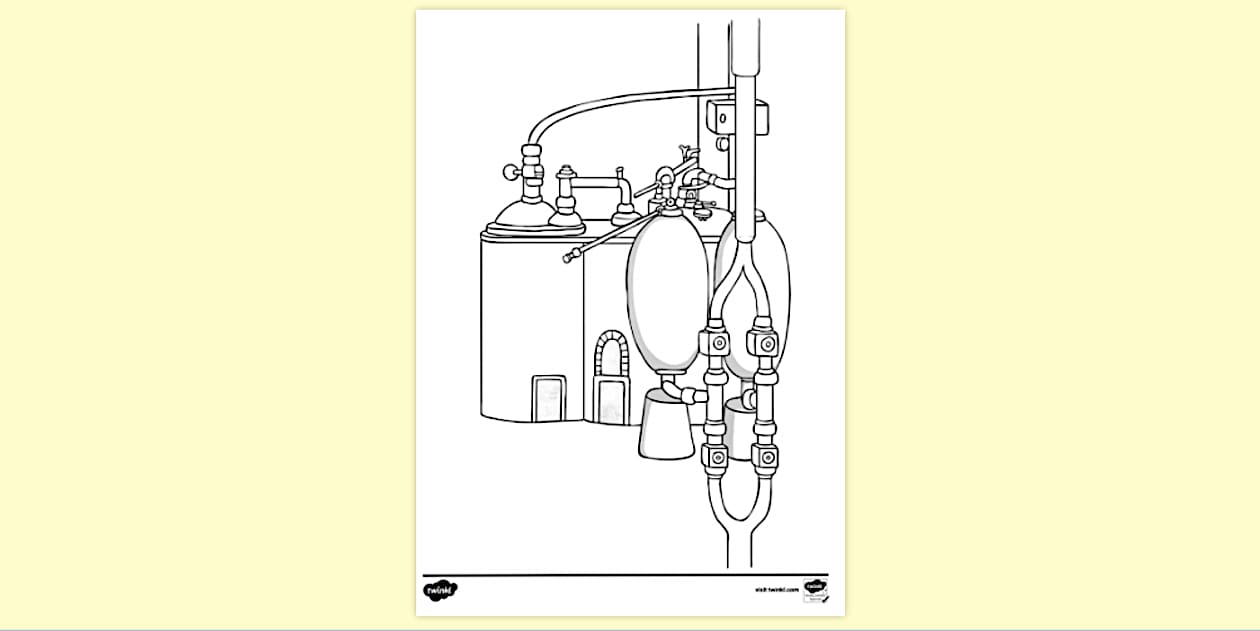Thomas Saverys Steam Engine Colouring | Colouring Sheets