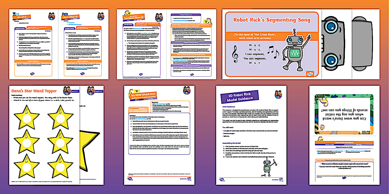 Twinkl Phonics Level 1-2 Week 1 Day 5 Pack (teacher made)