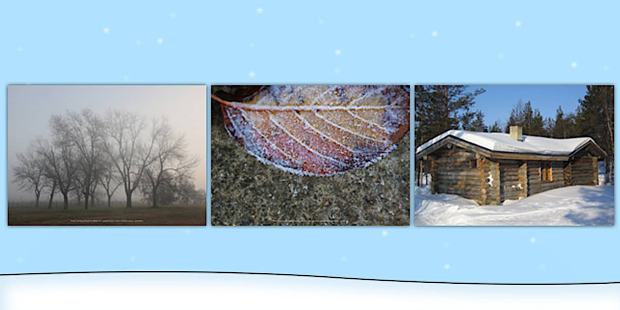 Winter Photo Clip Art Pack (teacher made) - Twinkl