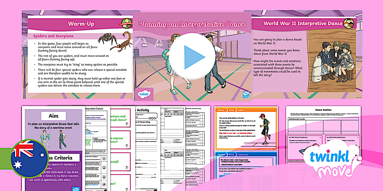 Year 5 Dance WWII Lesson 4: Planning an Interpretive Dance