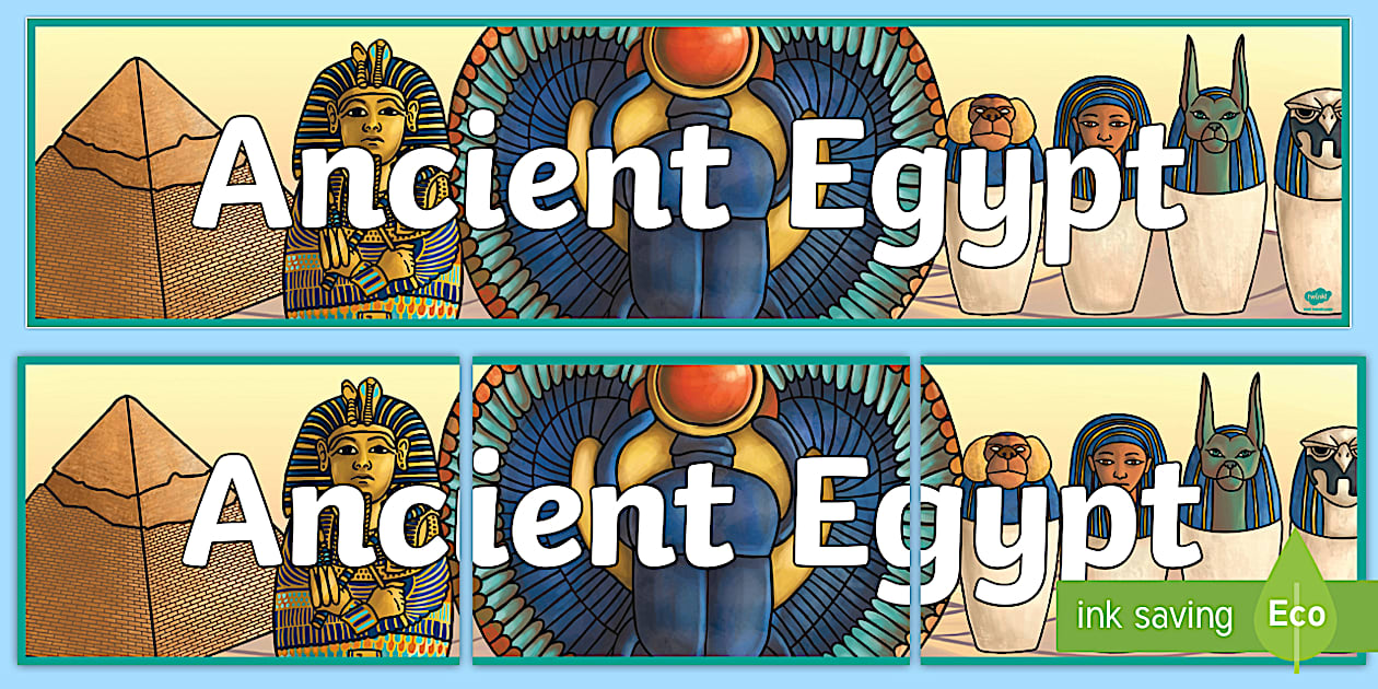 Ancient Egypt Display Banner - Twinkl
