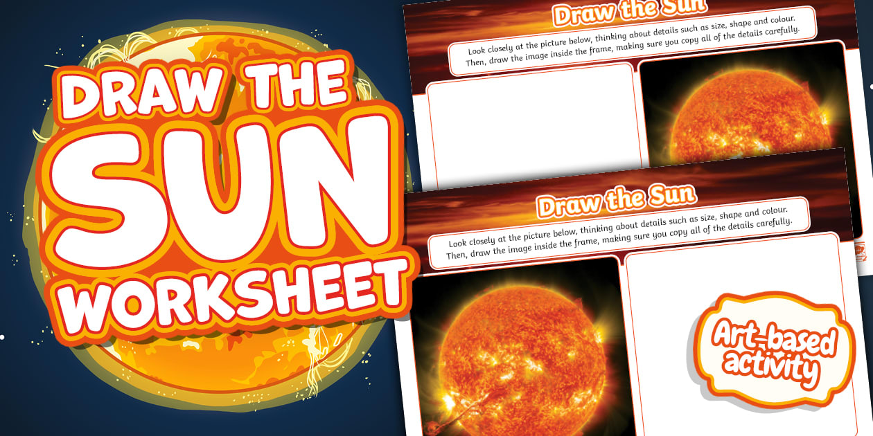 Draw the Sun Worksheet