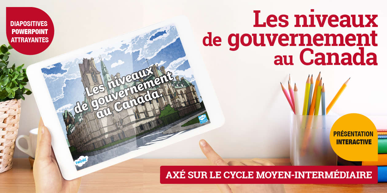 Levels of Government in Canada PowerPoint French