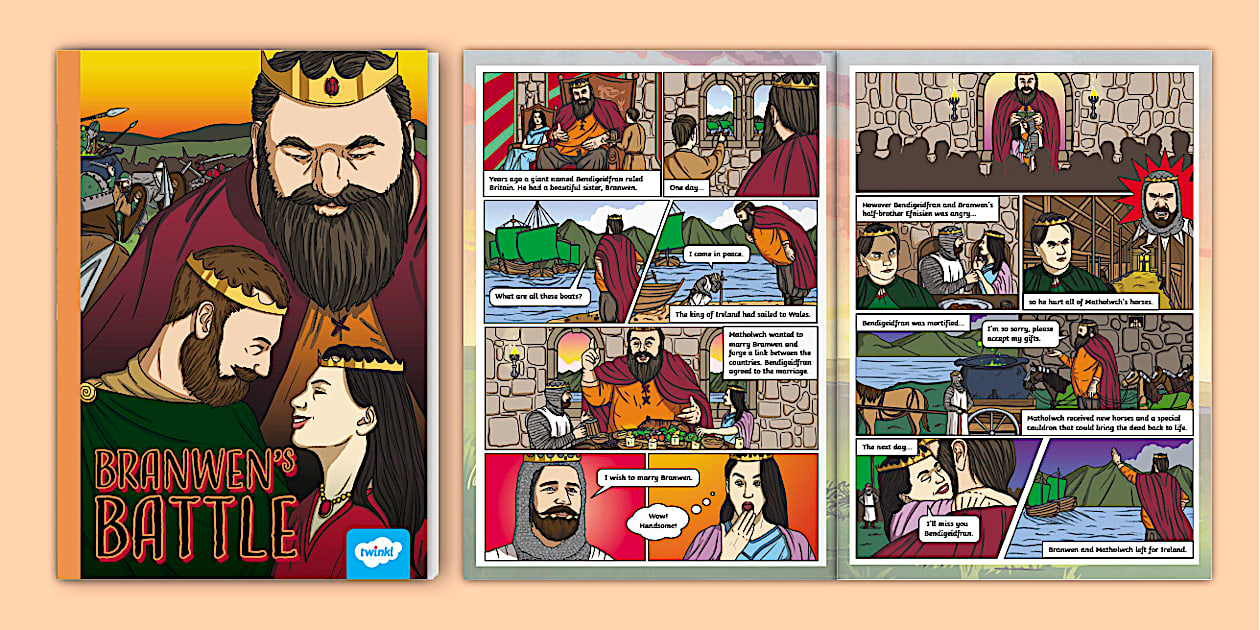 Branwen's Battle Comic (l'enseignant a fait) - Twinkl