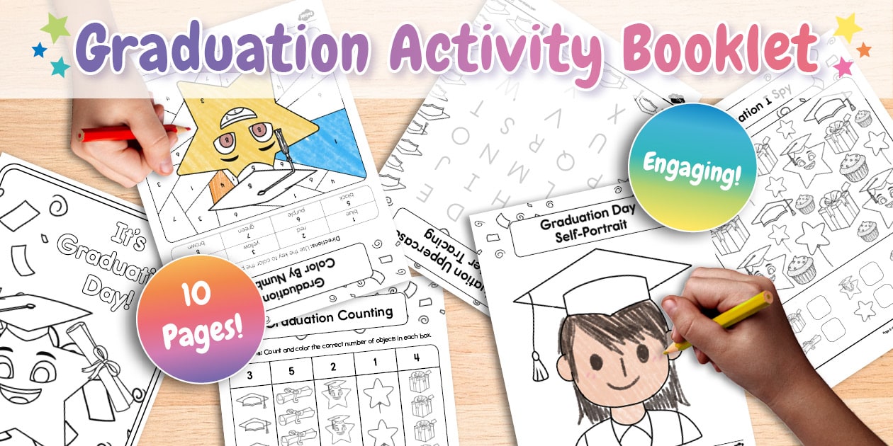 Graduation Activity Booklet for PK-K (Teacher-Made) - Twinkl