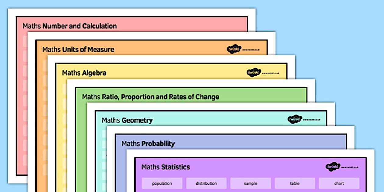 Maths Vocabulary KS3: Word Mat Pack | Beyond Secondary