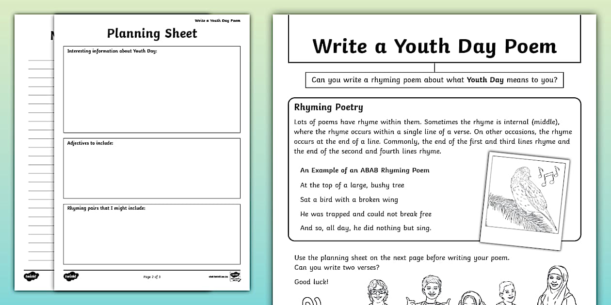 Write a Youth Day Poem (ティーチャーメイド)