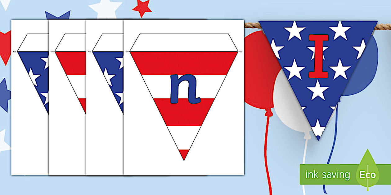 4th of July Bunting | Independence Day | Twinkl USA - Twinkl