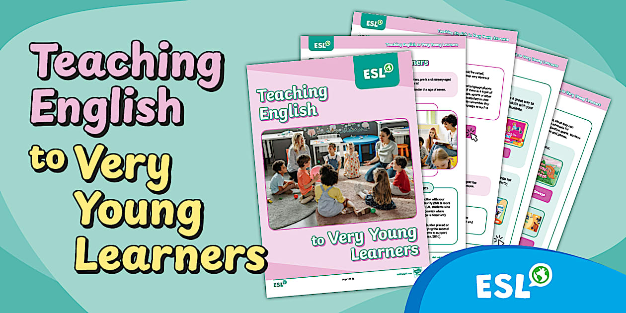 ESL Teaching English to Very Young Learners Guide
