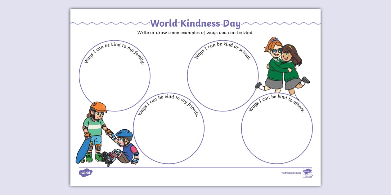 World Kindness Day - Ways To Show Kindness (teacher made)