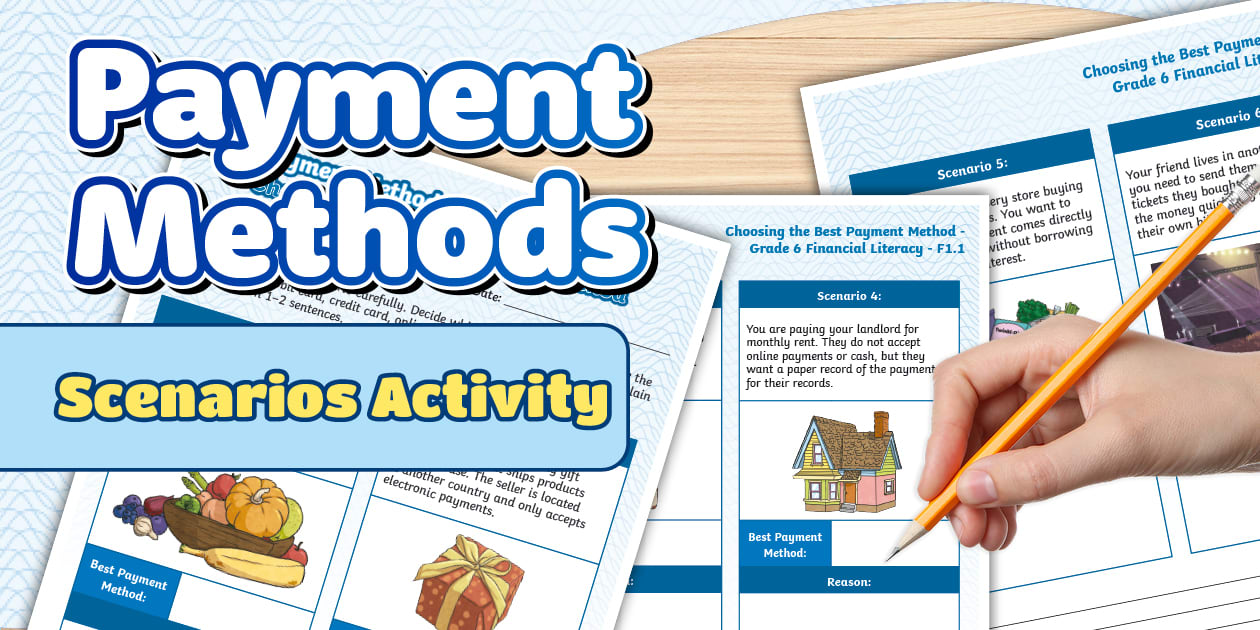 Payment Method Scenarios Activity