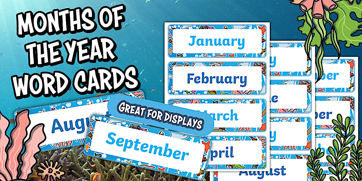 Foundation Phase - Classroom Organisation - Under the Sea - Months of ...