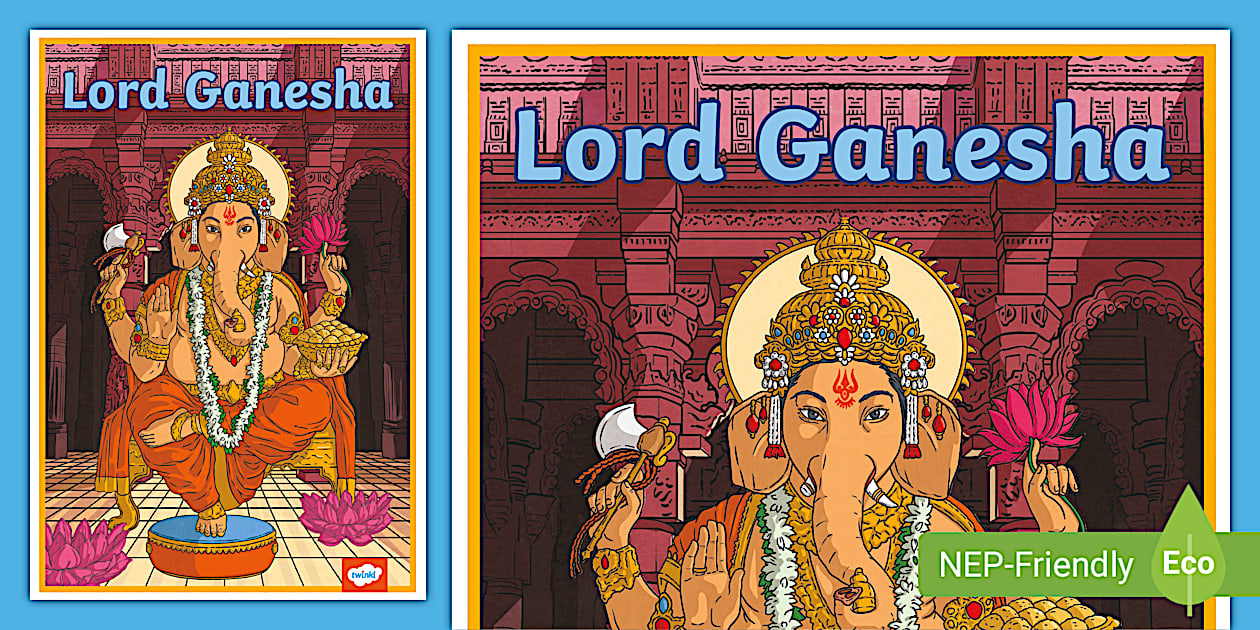 Lord Ganesha Poster - Display Posters | Twinkl Resources