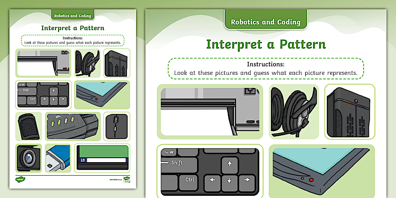 Robotics and Coding – Identifying and Interpreting a Pattern Robotics and Coding – Identifying and Interpreting a Pattern