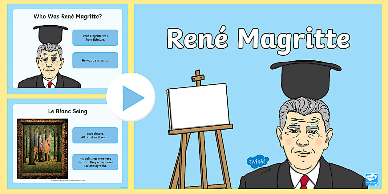 KS1 René Magritte Information PowerPoint (teacher made)