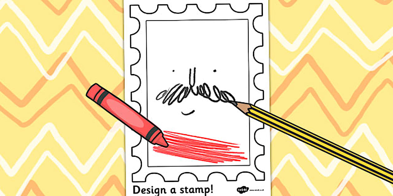 Design a Stamp Activity (Teacher-Made) - Twinkl
