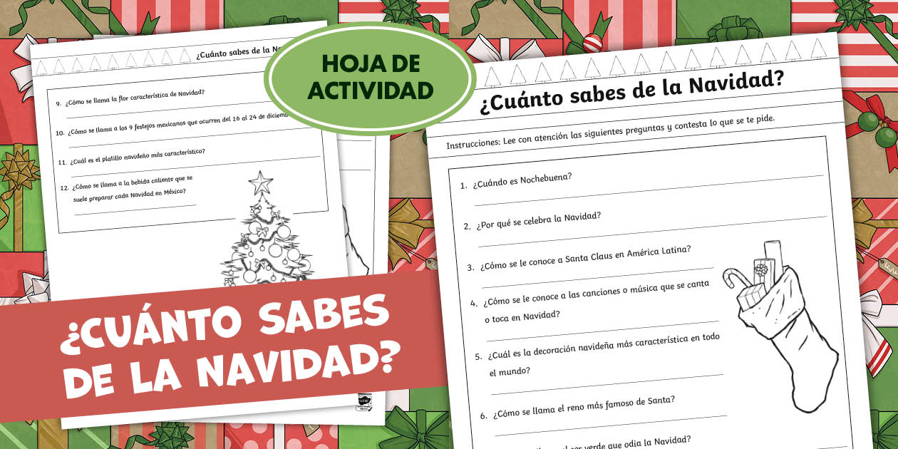 Cuestionario Navidad: ¿Cuánto sabes?