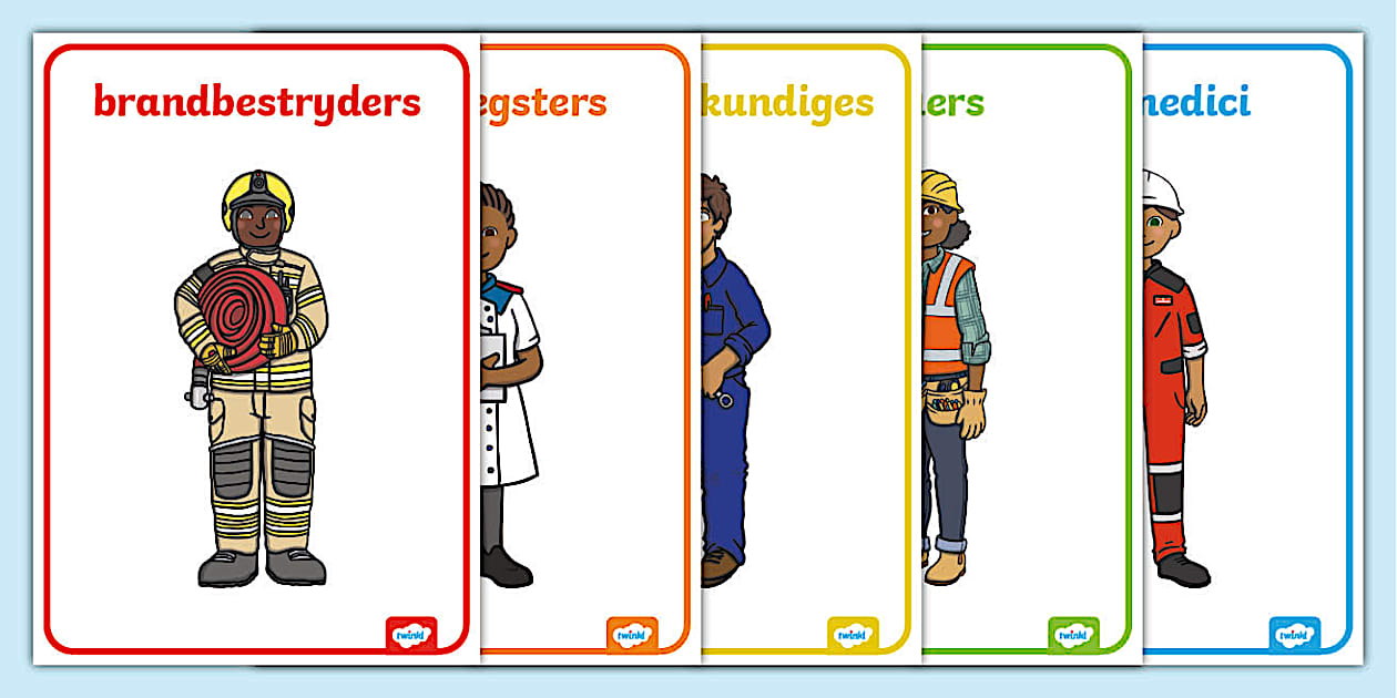 Mense Wat Ons Help Plakkaat (teacher made) - Twinkl