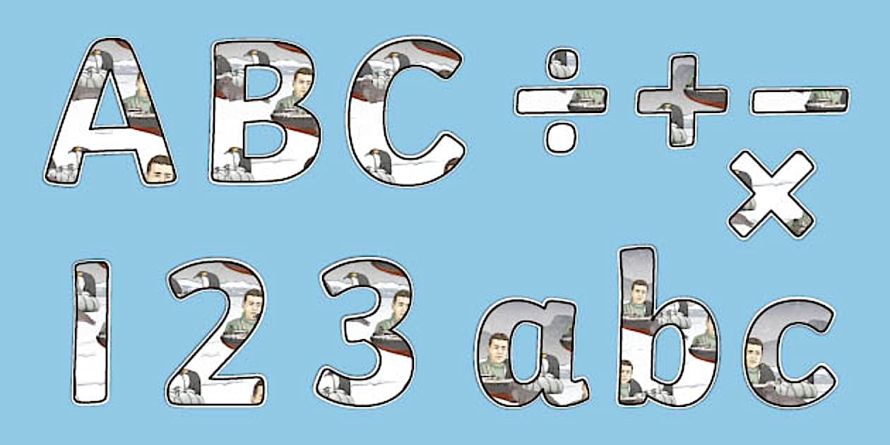 Ernest Shackleton Display Lettering (Teacher-Made) - Twinkl