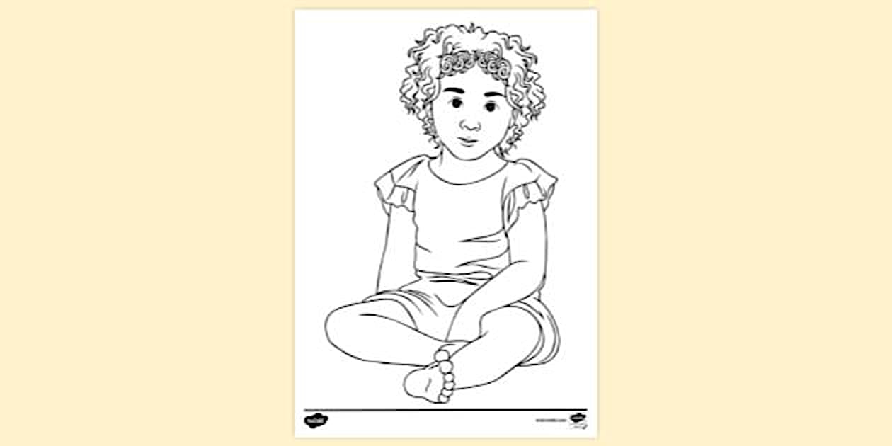Child Eppie Colouring | Colouring Sheets (teacher made)
