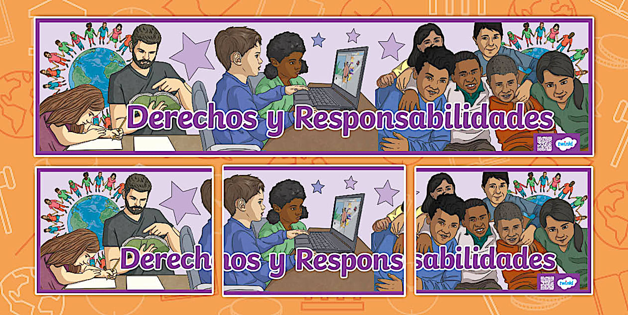 Cartel: Derechos y Responsabilidades (teacher made) - Twinkl