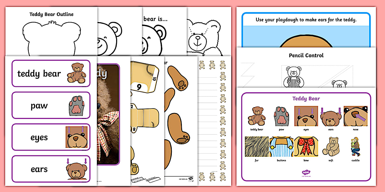 Bear-Themed Activity Pack