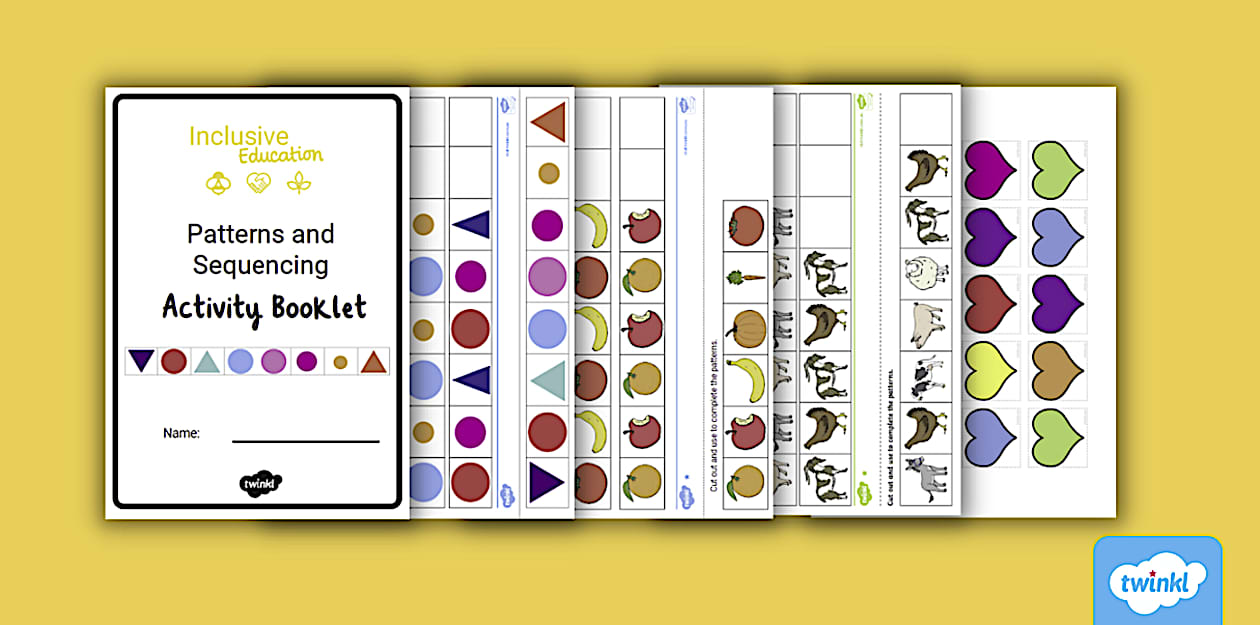 Inclusive Education Patterns and Sequencing Activity Booklet