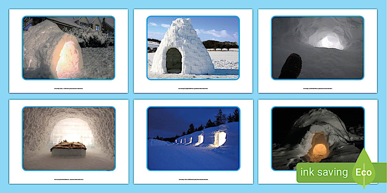 Igloo Display Photos (teacher made) - Twinkl
